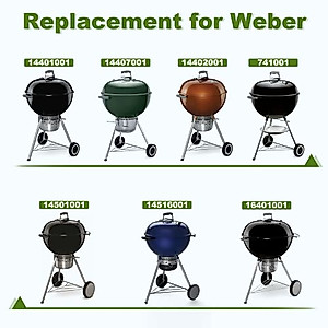 SHINESTAR Upgraded Rotisserie Kit for All Weber 22-Inch Kettle Charcoal and Other Similar Size Grills, Sturdy & Well Balanced, Part# 2290