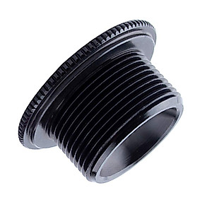 Saipe 2 Pcs M20 Crank Screws Bicycle Crank Arm Screws Aluminum Alloy CNC Crankset Screws Crank Fixing Bolt for MTB Mountain Road Bicycle Riding (Black)