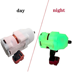 1pcs 49-16-2767 Impact Protective Boot for Milwaukee M18 1/2 FUEL Torque Impact Wrench 2767-20 & 2863-20 Electric Tools （noctilucent）