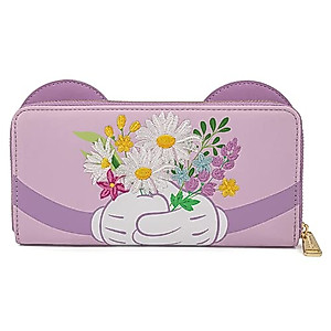 Loungefly Disney Minnie Mouse Floral Zip-Around Wallet