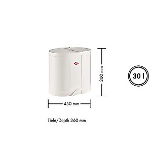 WESCO, Kitchen bin 170, Metallic, Mint, 2 x 15 L, 37.5 x 46.5 x 44.5 cm, 170611-51