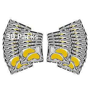 JUYOU 30Pairs 24K-Gold Collagen Eye Mask, Eye Pads, Eye Patch For Anti-wrinkles, Puffy Eyes, Dark Circles, Fine Lines Treatment, Gel Eye Pads, Under Eye Patches (Gold)