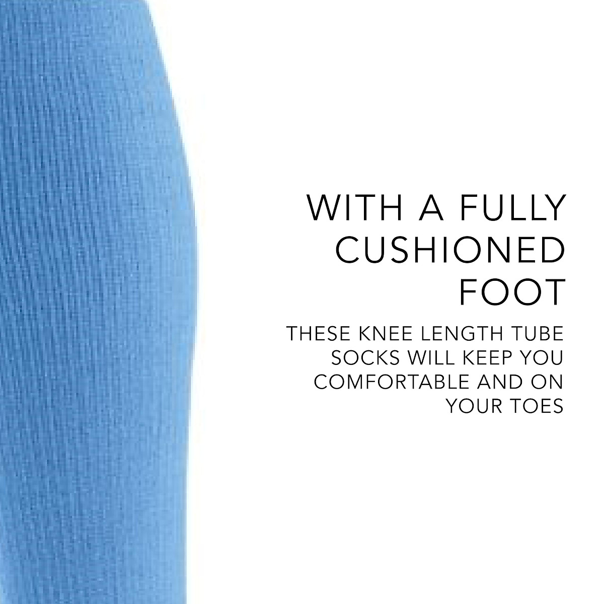 High Five Athletic Sock S Columbia Blue