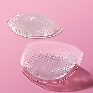 Yofidra Silicone Bra Inserts and Breast Enhancers, Add 2 Cups, Breathable, Reusable,1 Pair