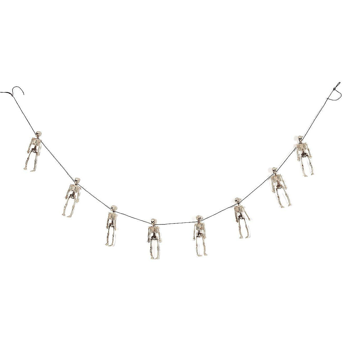 6 Feet Halloween Skeleton Garland - Hanging Human Bones Figurine Banner - Party Decorations for Haunted House Accessories