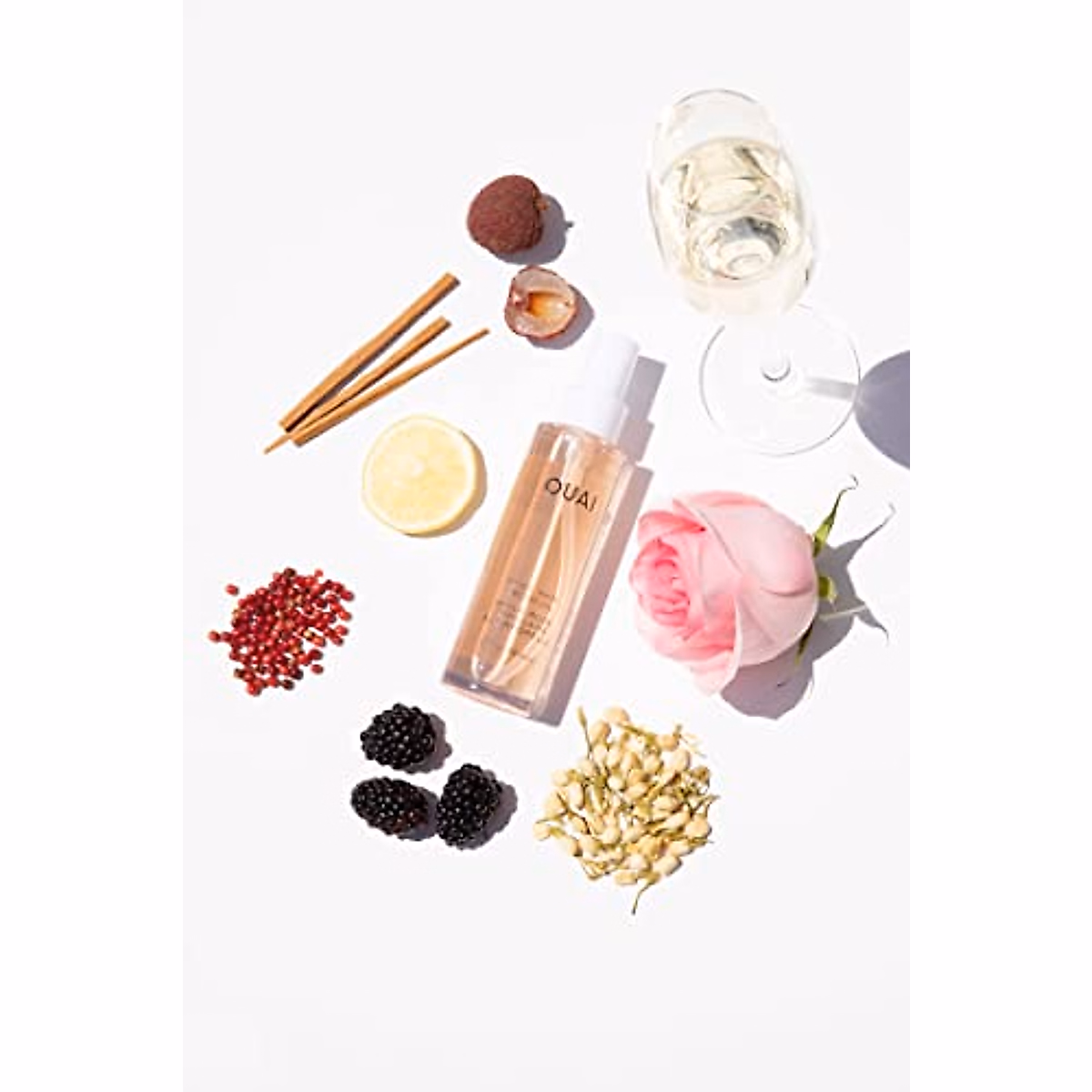 OUAI Rose Hair & Body Oil. A Luxurious, Multi-Purpose Oil to Hydrate Your Hair and Skin. It’s Fast-Absorbing and Scented with Rose and Bergamot. Free from Parabens, Sulfates and Phthalates (3 oz)