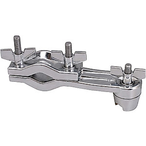 Jiayouy Cowbell Mounting Bracket with Steel Arm Rod Drum Set Holder Clamp Adjustable Mount for Percussion Cowbells, Jam Blocks, Tambourines