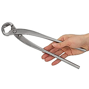 MIGONG Bonsai Scissors, Stainless Bonsai Knob Cutter Steel Concave Bonsai Tools Wearable Bonsai Cutter for Bonsai Styling and More 11.6 Inch