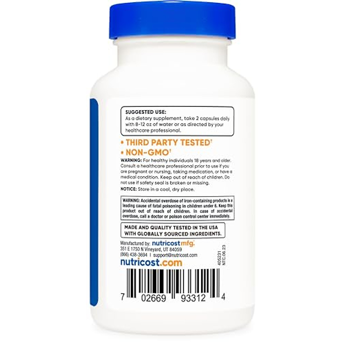 Nutricost Multivitamin with Probiotics 120 Vegetarian Capsules - Packed with Vitamins & Minerals