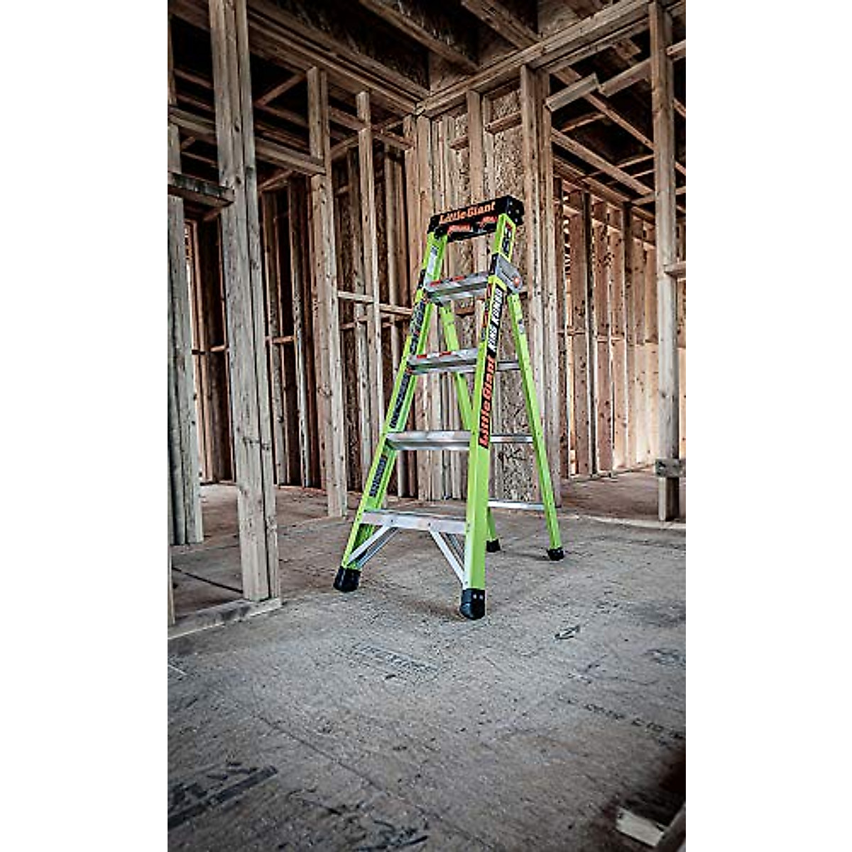 Little Giant Ladders, King Kombo, Professional, 5 Ft. A Frame, 8 Ft. Extension, Fiberglass, Type 1AA, 375 lbs Weight Rating, (13580-001)