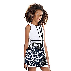 Kids Lunch Bag, Insulated Leakproof Lunch Box Containers Resuable Cooler Lunch Tote Bag with Detachable Adjustable Shoulder Strap & Side Pockets for Teen Girls Boys School Travel Picnic in Cute Cow