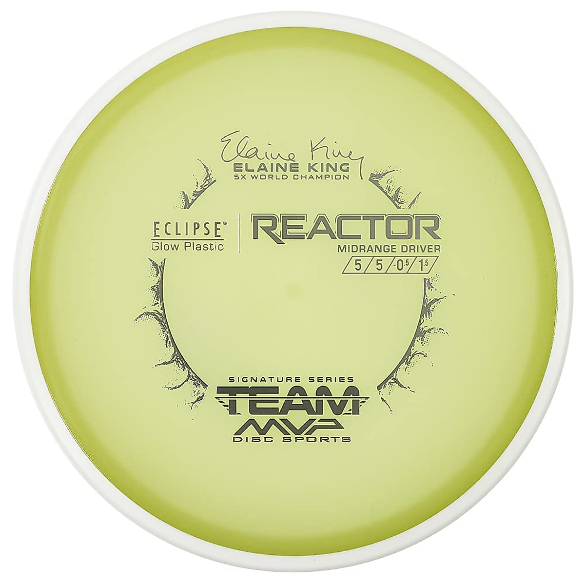 MVP Disc Sports Eclipse Glow 2.0 Reactor Disc Golf Midrange (175-180g)