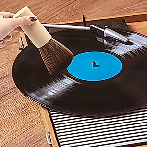 Vinyl Record Cleaner Brush Turntable Vinyl Record LP Cleaning Anti-Static Brush Cleaner for LP CD Vinyl Records