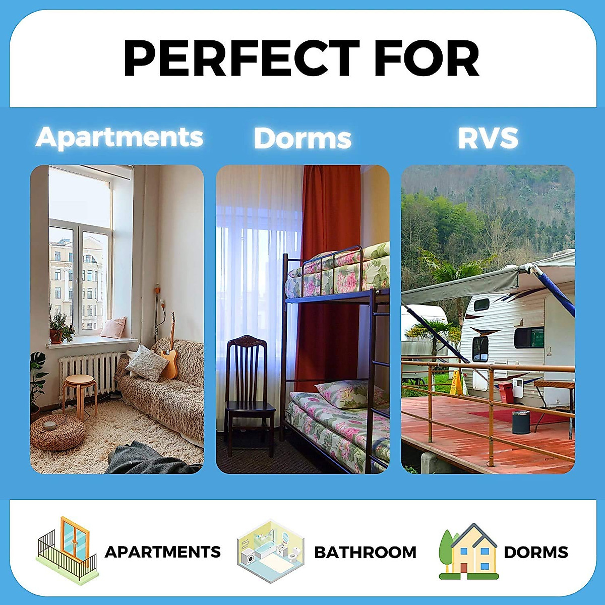 Portable Twin Tub Mini Washing Machine w/Spin and Dryer Function, Compact Design for College Dorms, Apartment, RV’s. Mini laundry Barrel Washer for Baby Clothes, Underwear, Delicates and More-Blue