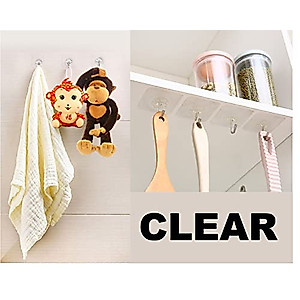 33lbs Adhesive Sticky Hooks for Hanging on Wall or Ceiling, Heavy Duty, Traceless, No Damage(10pcs)