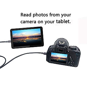 CERRXIAN USB Micro Male to Micro Male OTG Adapter Cable (1m)