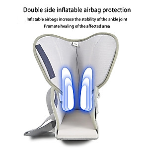 Walking Boot Medical Orthopedic Walker Boot for Ankle and Foot Injuries for Broken Foot Sprained Ankle Fractures or Achilles Surgery Recovery Inflatable Surgical Leg Cast,Lager