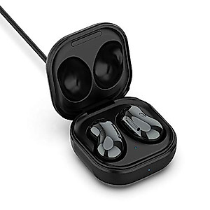 Wired Charging Case Compatible for Samsung Galaxy Buds Live, Charger Case Dock Station for Galaxy Buds Live SM-R180 (Black)