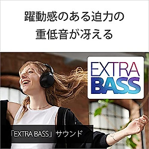 Sony WH-XB910N Wireless Noise Cancelling Headphones Equipped with High Performance, Neukan Performance, LDAC Compatible, Heavy Bass Extra Bas (Black)