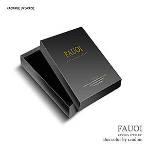 FUNOJOY Costume Red Crystal Jewelry Sets for Women Wedding Bridal Gold Plated Statement Necklace Earrings Set Prom Jewelry for Mother's Day Gift