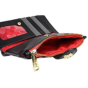 Loungefly Disney Mickey Mouse Faux Leather Wallet Snap Flap Clutch