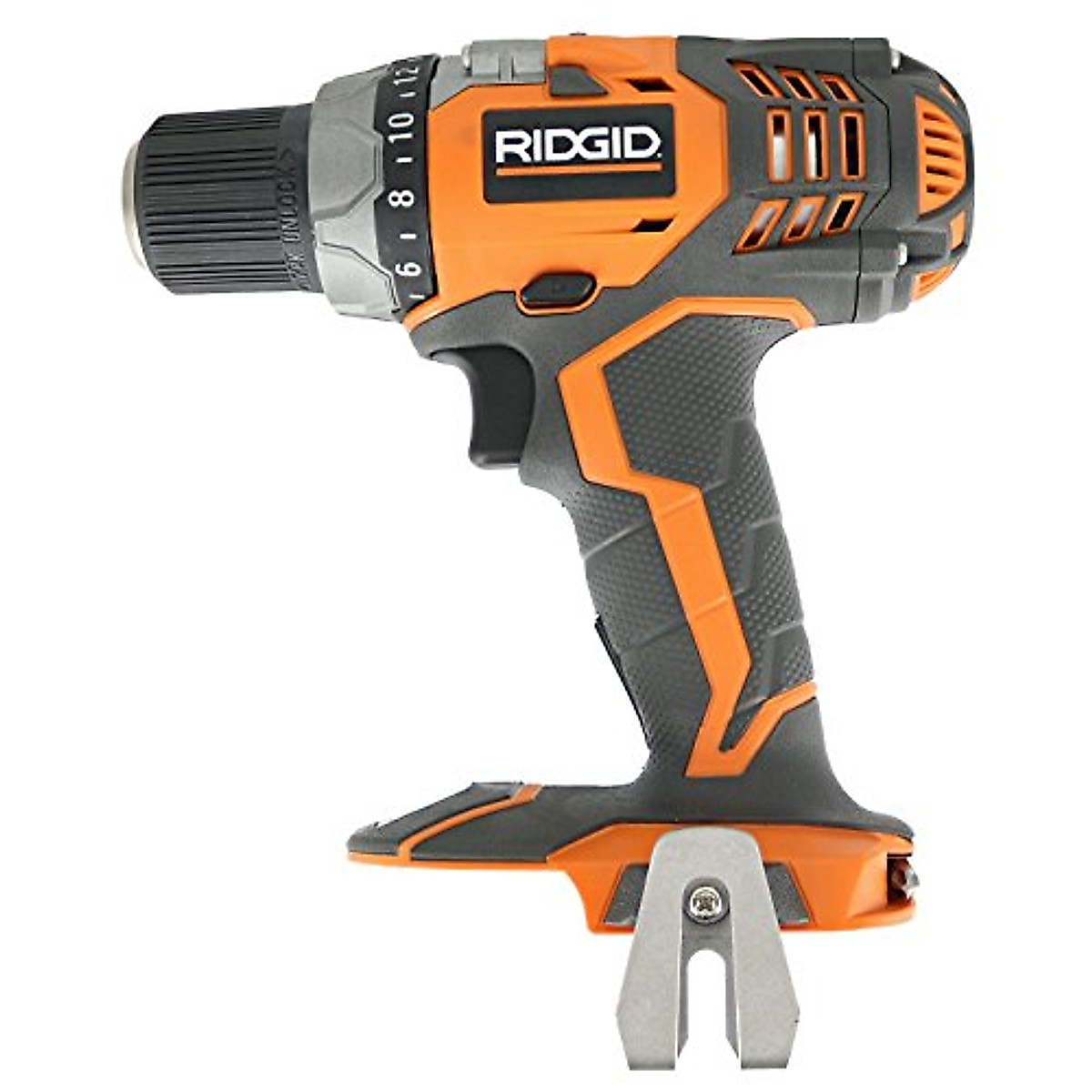 Ridgid Fuego R86008 18V Lithium Ion 1650 RPM Cordless Compact 2 Speed Drill / Driver with LED Grip Light and Keyless Chuck (Battery Not Included, Power Tool Only)