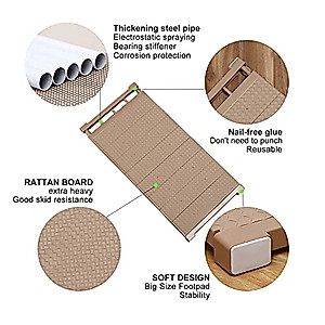 CLCL Adjustable Shelf Closet Storage Rack Organizer, Expandable Closet Shelf Space Saver Racks for Kitchen Cupboard Wardrobe Bookcase