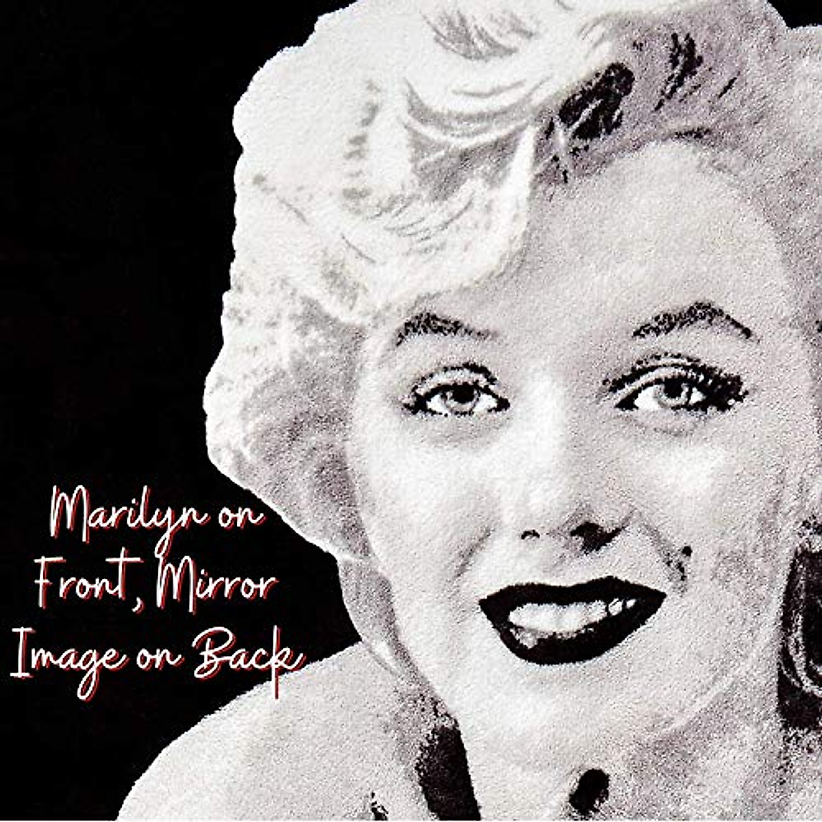 Silver Buffalo Marilyn Monroe Ballerina Dress Plush Throw Blanket, 50 in. x 60 in.