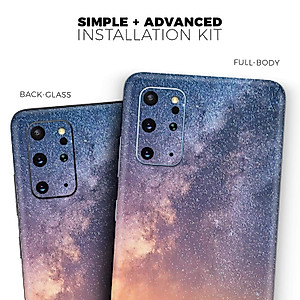 DesignSkinz Reach for The Stars Protective Vinyl Decal Wrap Skin Cover Compatible with The Samsung Galaxy S20 (Screen Trim & Back Glass Skin)