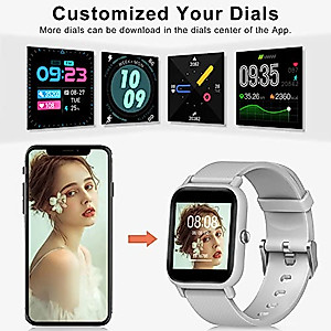 Fitness Tracker 2024 (Answer/Make Call),Smart Watch with 24/7 Heart Rate Blood Oxygen Monitor,Sleep Tracker,100+ Sports Modes,Pedometer,IP68 Waterproof Activity Trackers for Android&iPhone Women Men