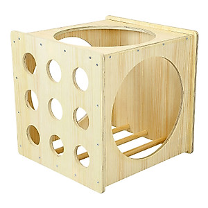 Wooden Cube Climber for Kids Toddlers, Multifunctional Climbing Toy Activity Center Indoor, CPSA Certified