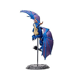 WORLD OF WARCRAFT McFarlane Toys Bronze Proto-Drake and Blue Highland Drake 2pk 1:12 Scale Posed Figures, Gold Label, Amazon Exclusive