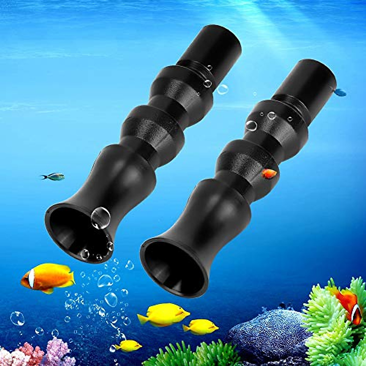 TOPINCN Aquarium Duck Flat Nozzle Flexible 360°Rotatable Duckbill Water Outlet Plastic Aquarium Water Outlet Duckbill Nozzle Pipe End Outflow Pump End Plumbing Fitting(25mm-Tornado)