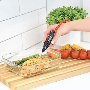 Escali DHP2 NSF Listed Digital Pen Thermometer, Black