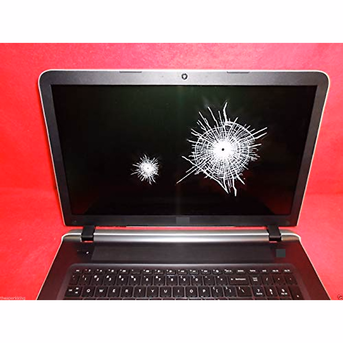 Shattered!! Realistic Set of 8 Reusable Broken Screen Prank Decals. These use a Static Cling Bond to Attach (No Glue or Adhesive Used)