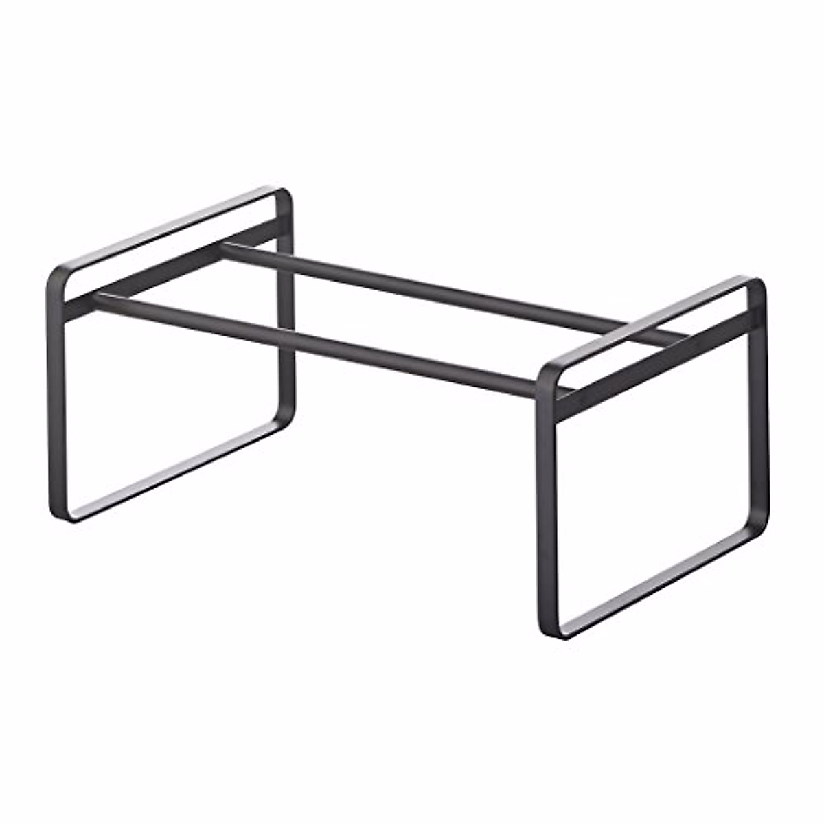 Red Co. Expandable 16 to 28 inch Steel Metal 6 Pair Shoe Rack, Stackable Storage Shelf, Black