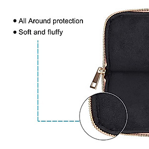 MOSISO Laptop Sleeve Compatible with MacBook Air/Pro,13-13.3 inch Notebook,Compatible with MacBook Pro 14 inch 2023-2021 M2 A2779 A2442 M1, PU Leather Vertical Padded Bag Waterproof Case, Rose Gold