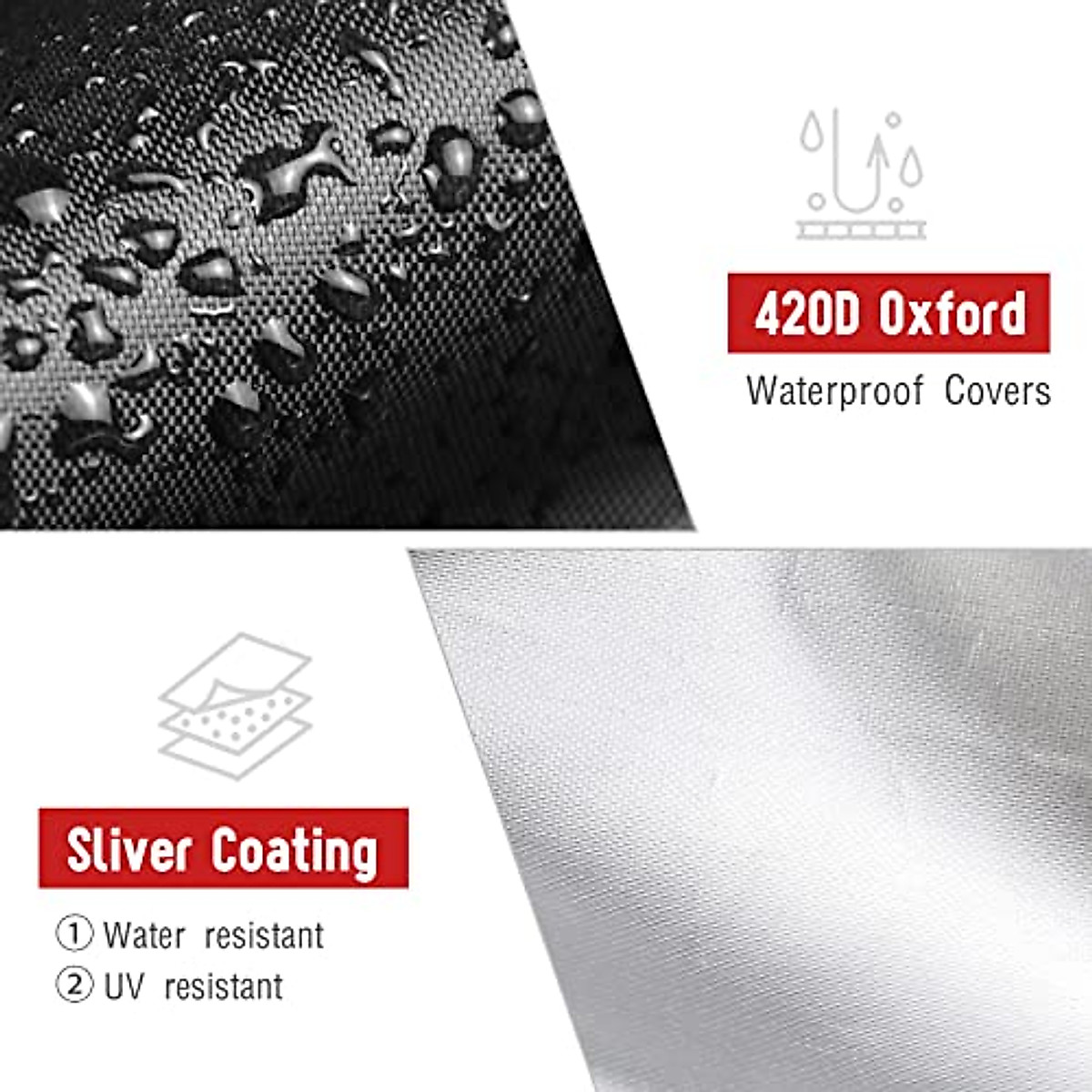 Hengme Outdoor Fireplace Cover for Fire Sense 01471 Fire Pit,Durable Waterproof and Uv-Resistant Patio Outdoor Fireplace with Drawstring Cord All Season Protection