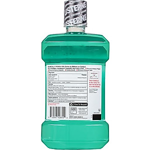 Listerine Freshburst Antiseptic Mouthwash with Germ-Killing Oral Care Formula to Fight Bad Breath, Plaque and Gingivitis, 1.5 L