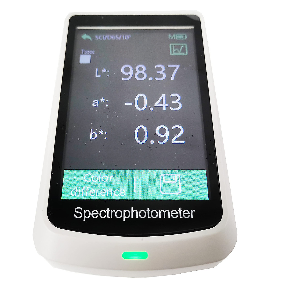 CNYST Handheld Spectrophotometer Colorimeter Color Analyzer with Three Caliber Repeatability 0.03 Built-in Camera View Display Measurement Structure D/8, SCI PC-Side Color Management System