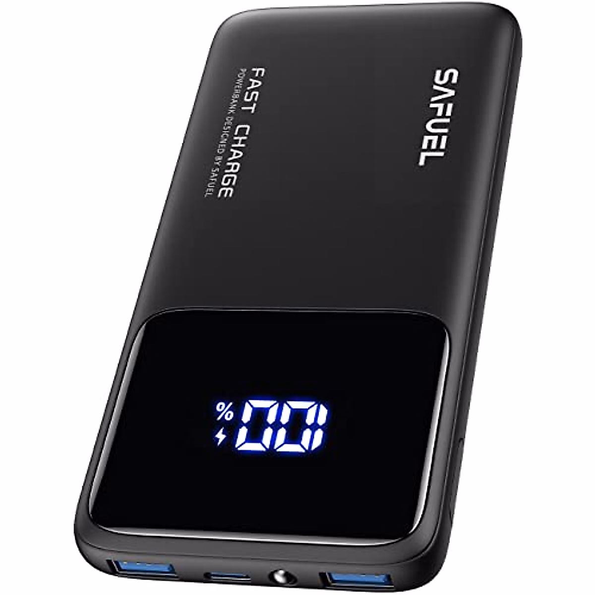 SAFUEL Portable Charger, 22.5W PD3.0 QC4.0 Fast Charge 10500mAh USB C LED Display Power Bank, Quick Charging Battery Pack with Phone Holder for iPhone 13 12 11 Samsung S20 Google AirPods iPad Tablet…