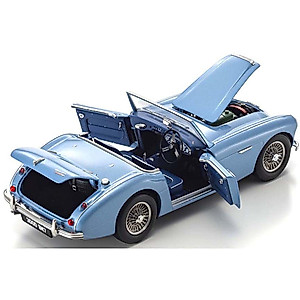 Kyosho Austin Healey 3000 Mk-1 (BN7) Convertible RHD (Right Hand Drive) Healey Blue 1/18 Diecast Model Car 08149 HBL