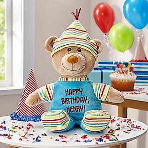 Let's Make Memories Personalized Hop 'N' Cuddle Plush Bunny - Easter Bunny for Kids