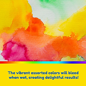 Hygloss Products Bleeding Tissue Paper Squares 1-Inch, 20 Assorted Colors for Arts & Crafts, DIY Projects, Scrapbooking, Greeting Cards, 20-Pack, 2400 Squares