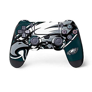 Skinit Decal Gaming skin compatible with PS4 Controller - Officially Licensed NFL Philadelphia Eagles Large Logo Design