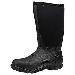 Bogs Men's Classic High-M Waterproof Insulated Rain Boot, Black, 16 D(M) US