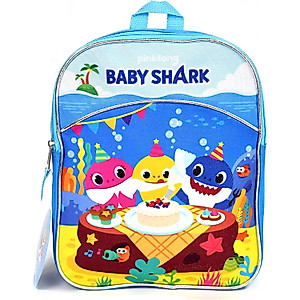 3 Baby Shark 11" Mini Backpack