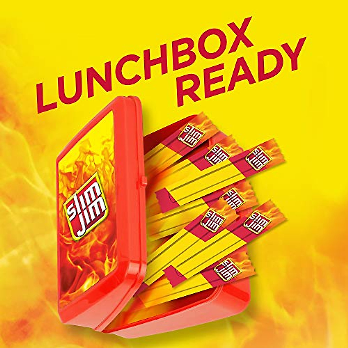 Slim Jim Snack-Sized Smoked Meat Sticks, Original Flavor, Keto Friendly, 0.28 Ounce, 120 Count (Pack of 1)