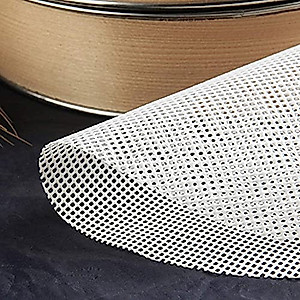 GUCUJI 4Pcs 10 inch Non stick Silicone Steamer Liners Mesh Mat Pad Steamed Buns Dumplings Baking Pastry Dim Sum Mesh