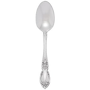 Oneida Louisiana Fine Flatware Teaspoons, Set of 4, 18/10 Stainless Steel